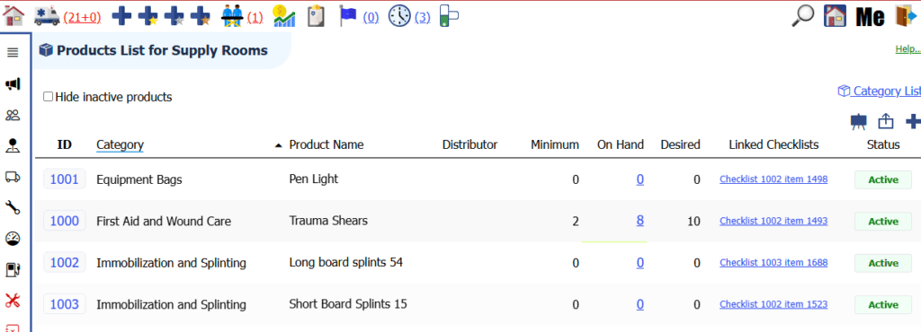 EMS Supply Inventory Management | AngelTrack